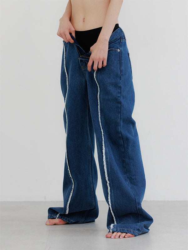 Fringe loose denim – Frames / W..